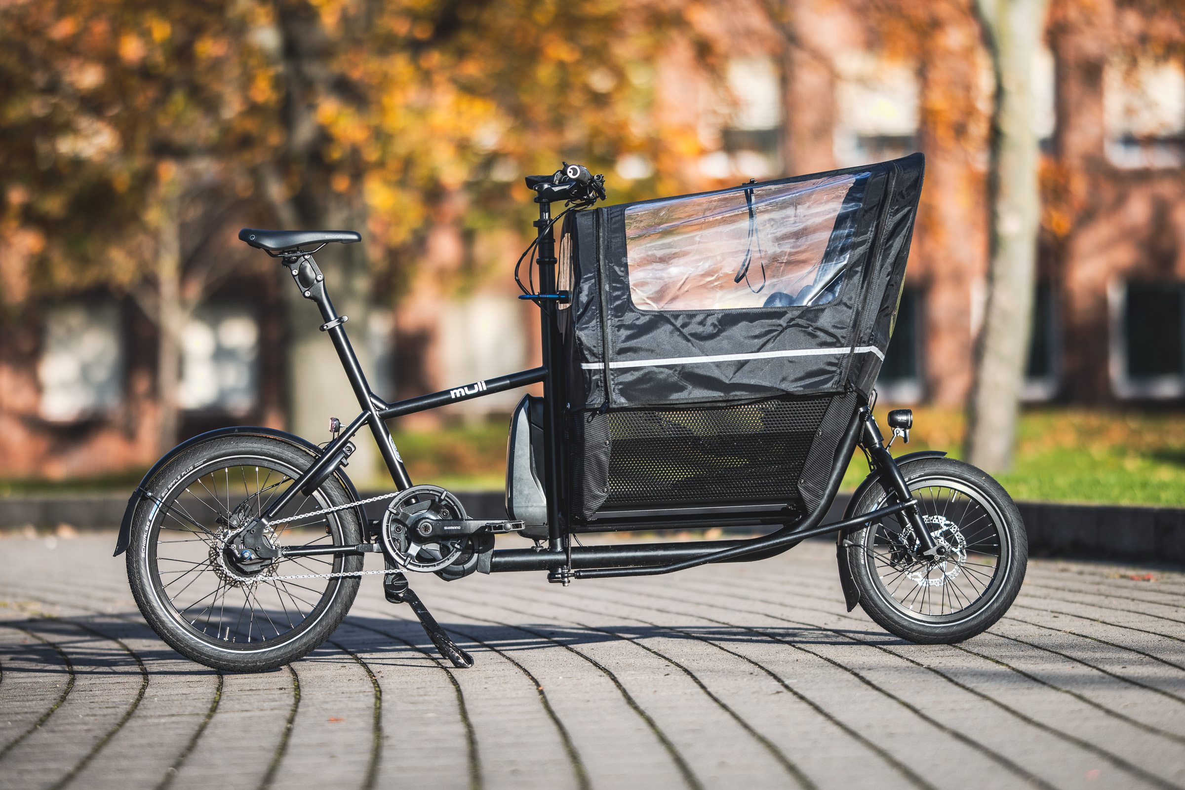 Muli Motor st E-Lastenrad im Test: Kompakt ist King - Nimms Rad