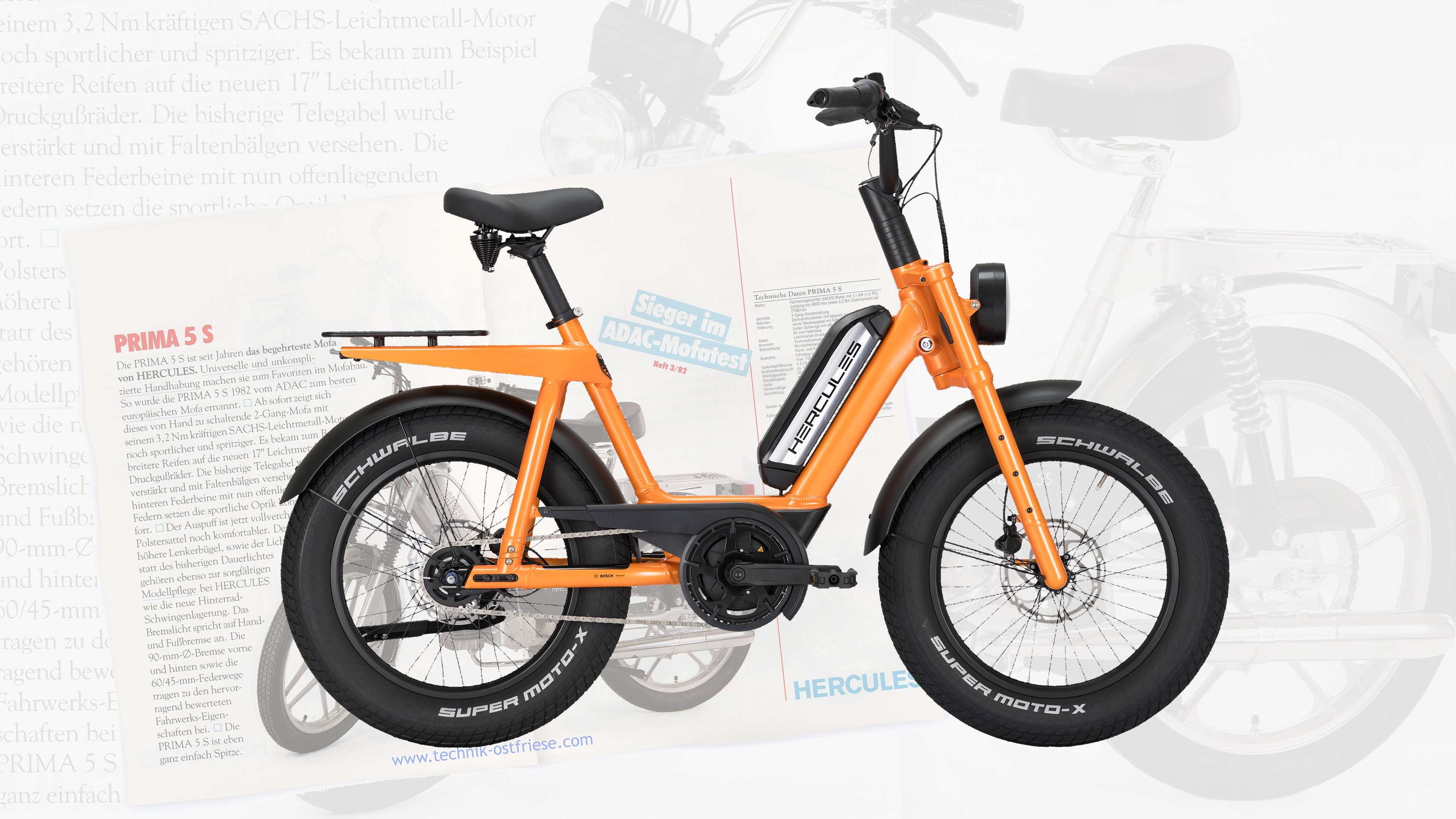 Neues Hercules Prima 5E mit Bosch Smart System: Legendäres Mofa kommt ...